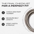 UDC Parts 754-06134 Deck Belt for Cub Cadet 42 Inch Troy Bilt - Walmart.com
