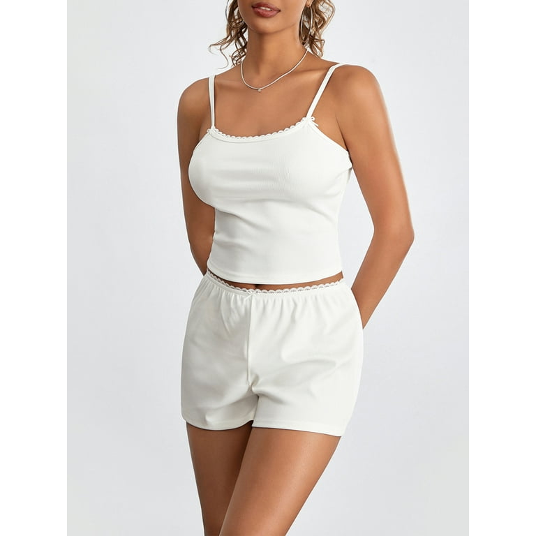 Cotton cami and shorts sleepwear store
