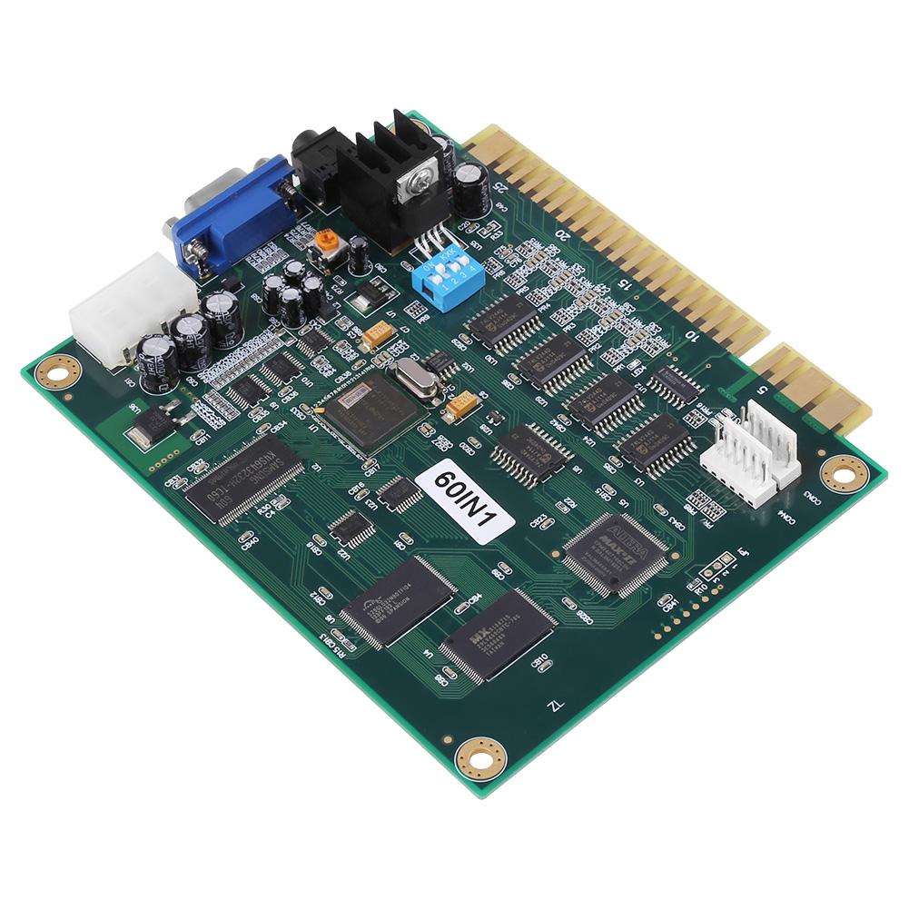 Ccdes Classic 60 in1 Multicade PCB Board CGA/VGA Output for Arcade Game ...