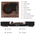 MPK 3-Speed Belt-Drive Bluetooth Record Player with Auto-Stop, HiFi ...