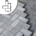 DIY Paving Mold Rectangular Plastic Concrete Tool For Parking Lot ...