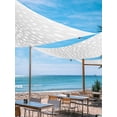 Art Ash Gray Sun Shade Sail 6.5'X10' Vintage White Polka Dots Gray ...