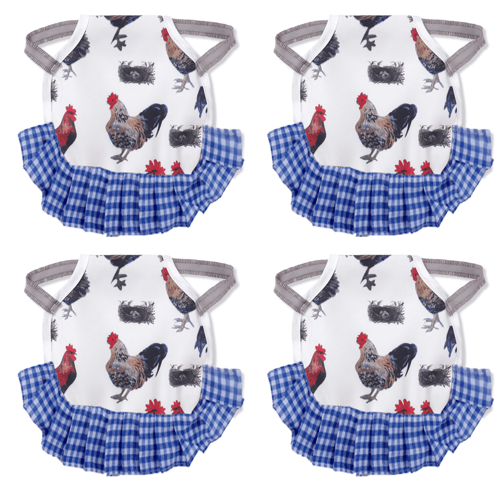 4 Pieces Chicken Saddle Chicken Jacket Straps Hen Apron Chicken Apron ...