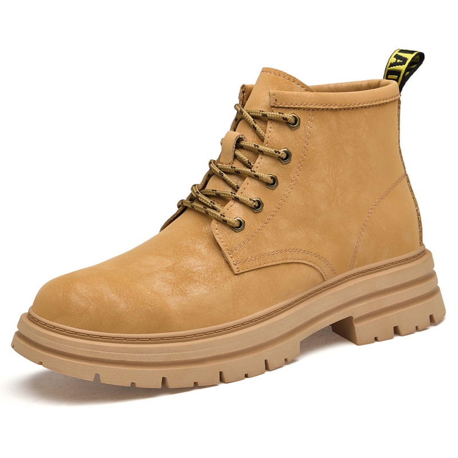 Botas Martin de motociclista vintage de piel de vaca mate con suela ...