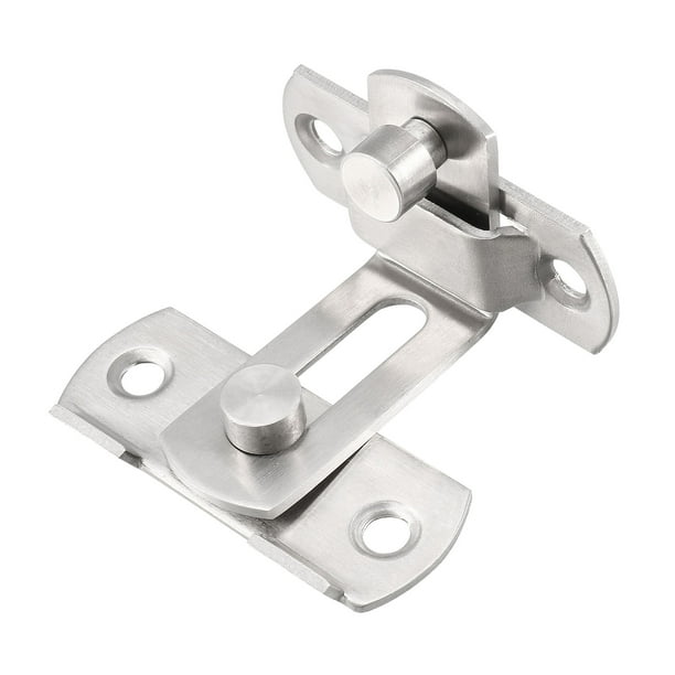 Uxcell 50x43x31mm 201 Stainless Steel 90 Degree Flip Door Latch Hasp ...