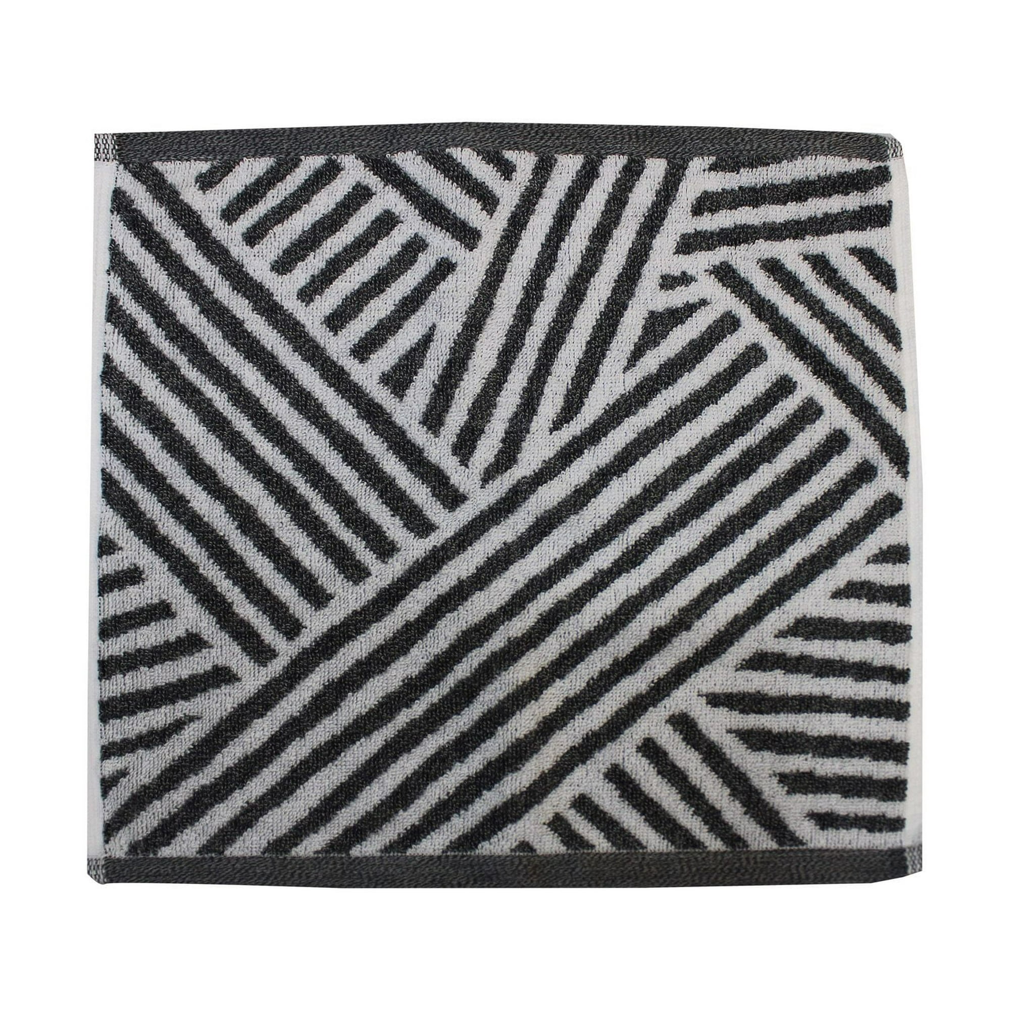 Click here for Hometrends Fashion Washcloth  Charcoal  1 Piece 13... prices