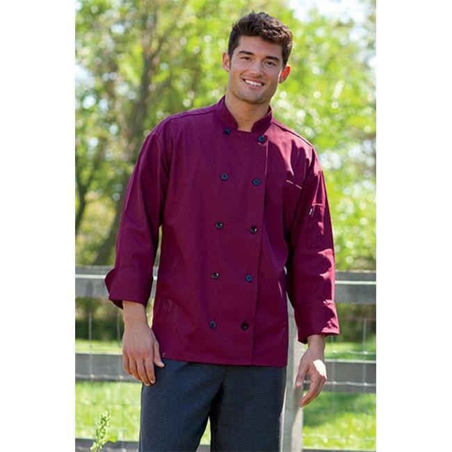 Moroccan Chef Coat in Burgundy - Medium - Walmart.com