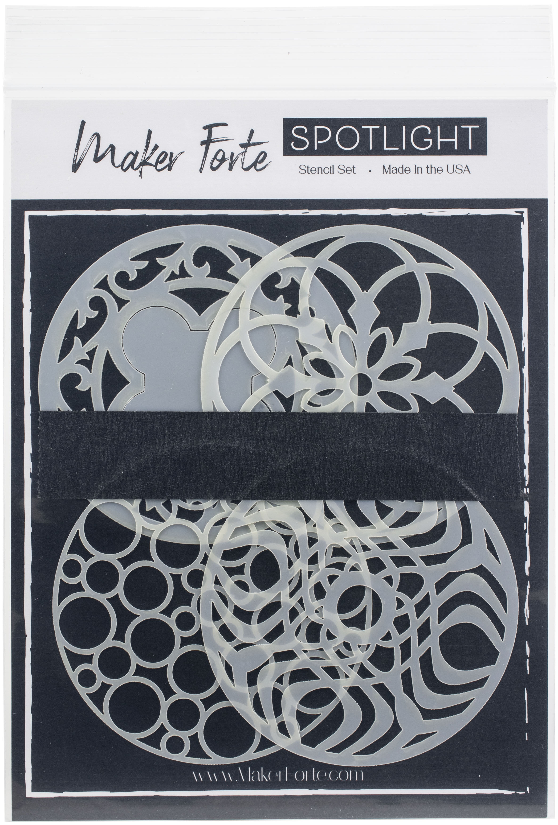 Maker Forte Stencils-Spotlight Insert- Collection 3 - Walmart.com