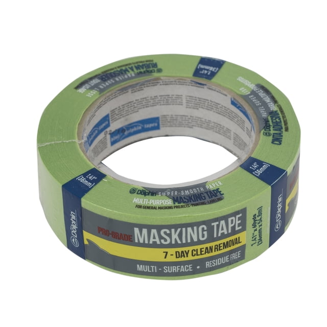14 Day Enhanced Green Painter's Tape 1.41" x 60yd (36mm x 54.8m) 2 Pack ...