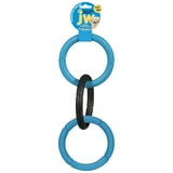 JW Invincible Chains Long Lasting Rubber Chew and Tug Dog Toy ...