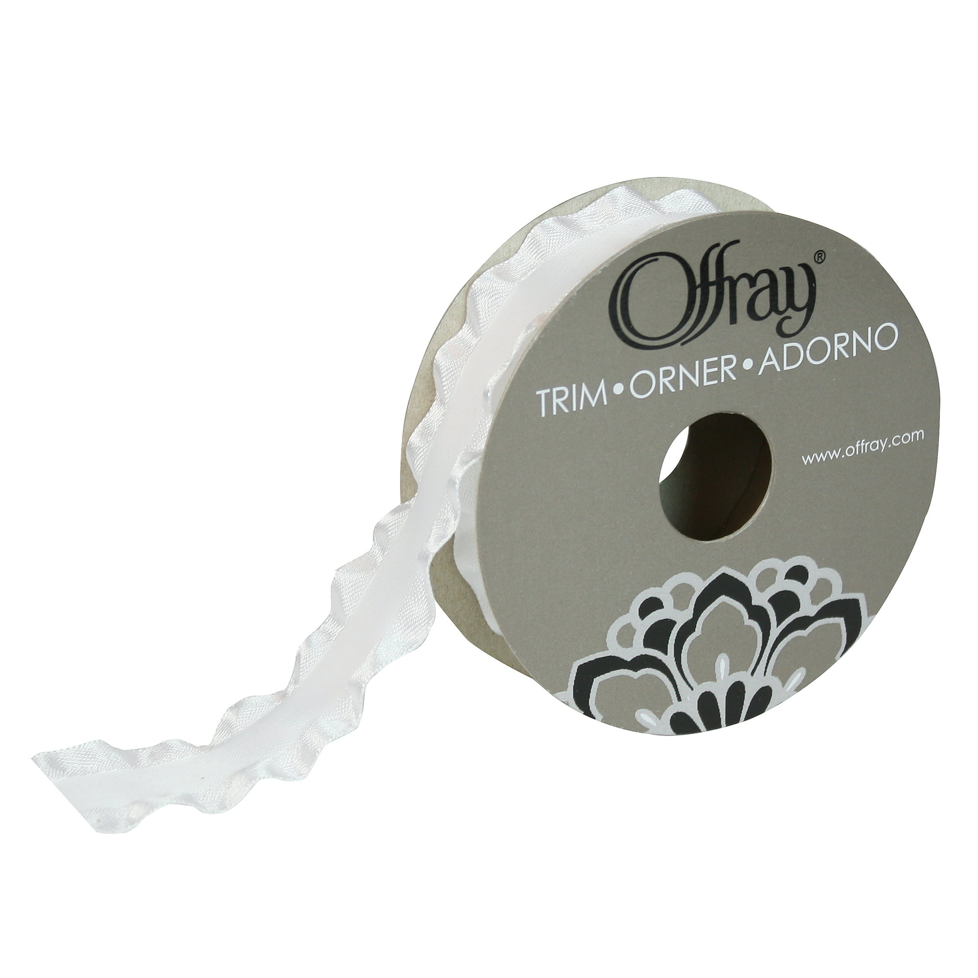 Click here for Offray Dbl Ruffle Wht 7/8 prices