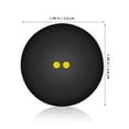 BESTYASH 3Pcs Double Yellow Dot Squash Balls High Elastic Rubber ...