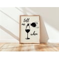 Affixzi Wall Art Poster, Tell Me When, Retro Cheers Typography, Vintage ...