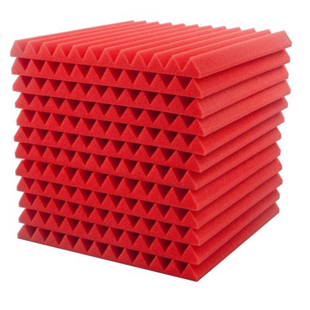 rudenlos Red flame-retardant high density triangle groove sound ...