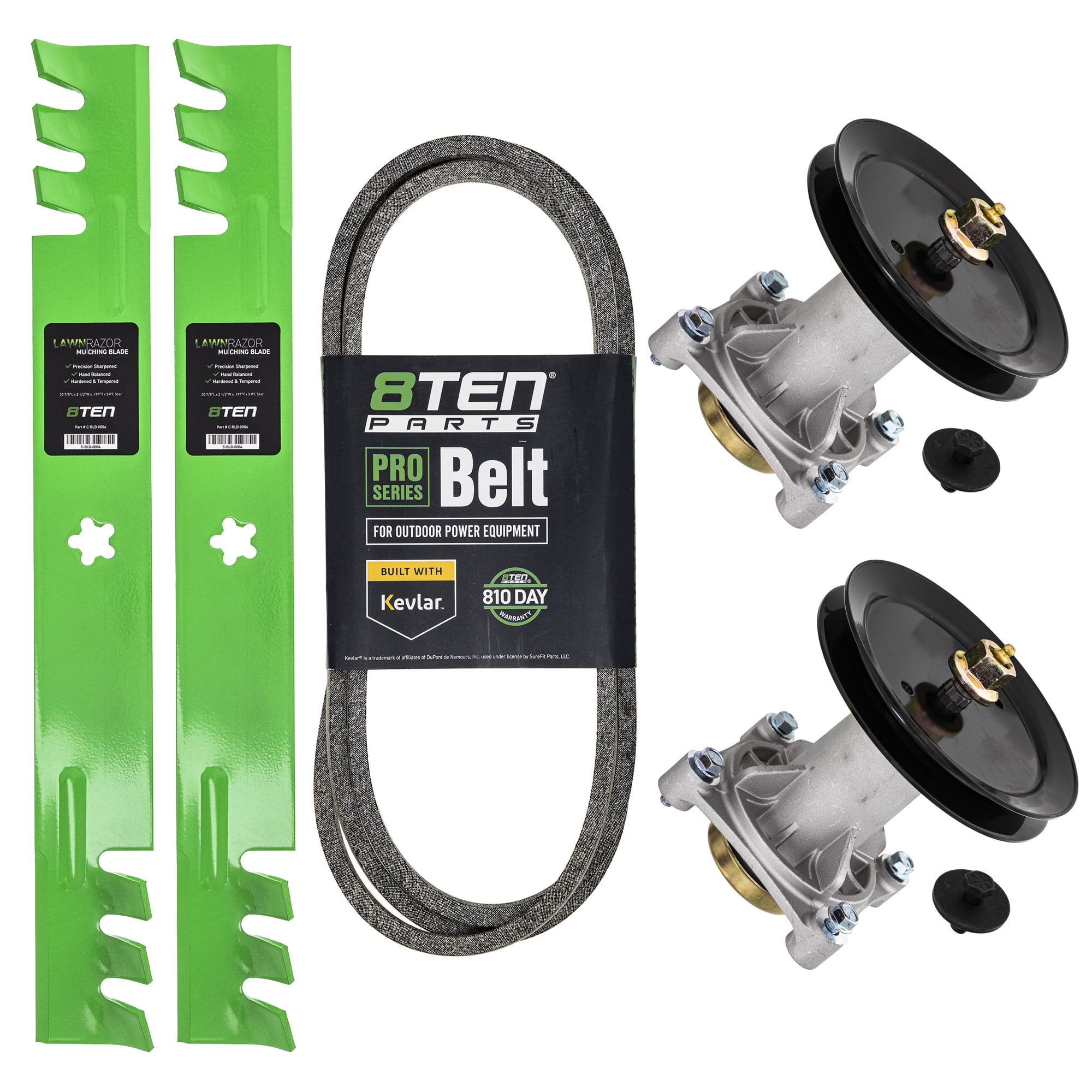 Click here for 8ten Blade Spindle Belt Deck Rebuild Kit For Craft... prices