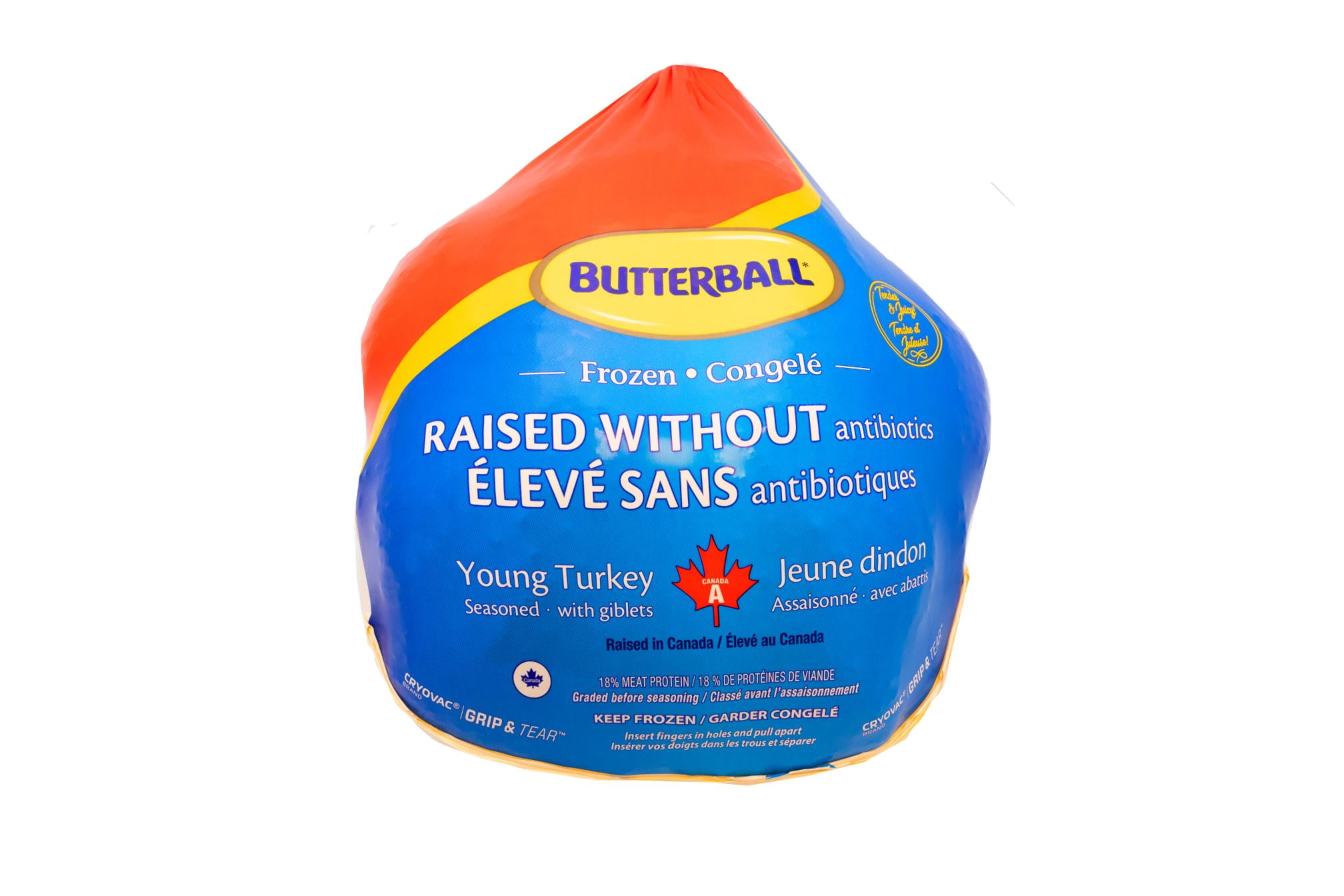 Butterball Seasoned RWA Turkey 7-9kg - Frozen, BB 7-9kg - Walmart.ca