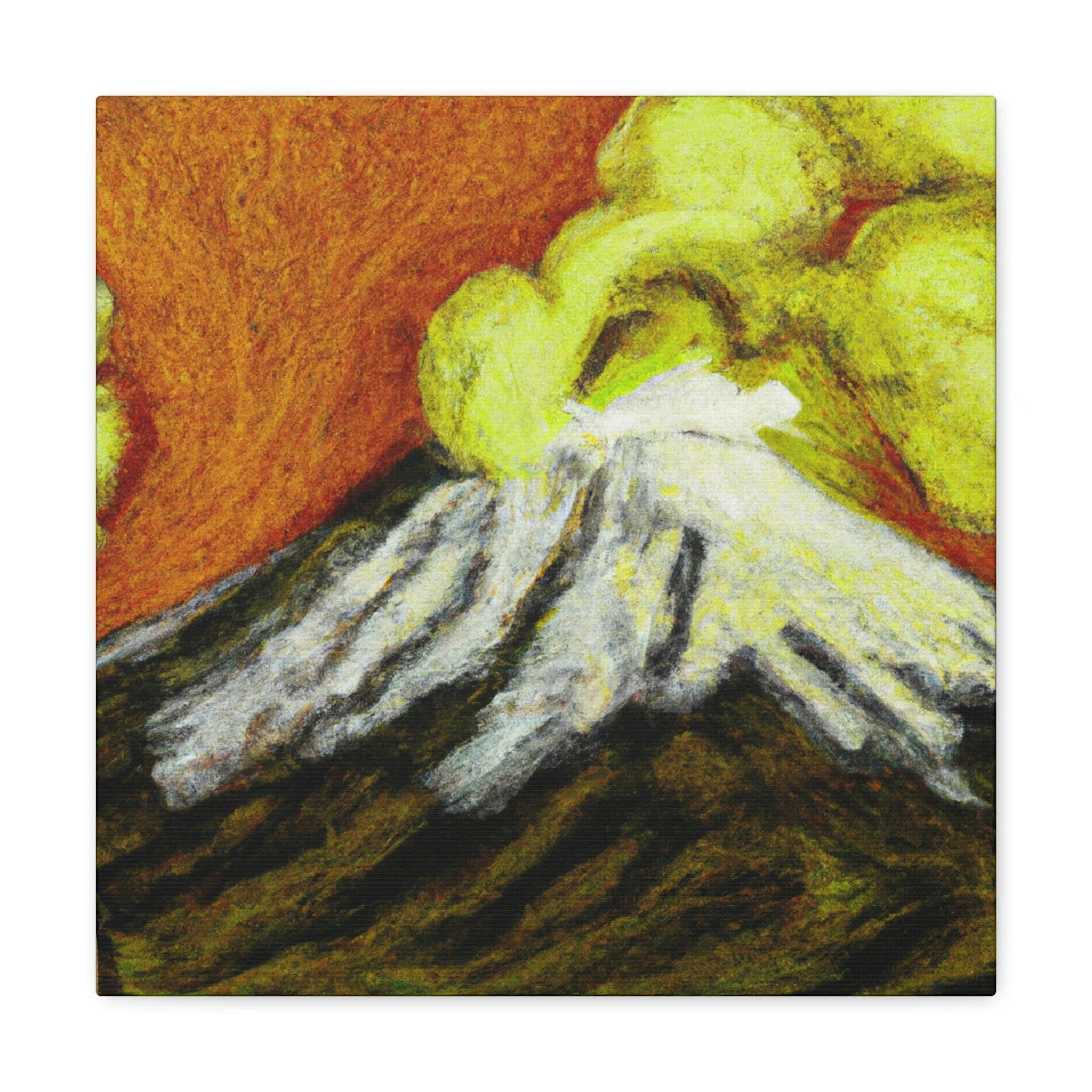 Volcano in Flux. - Canvas - Walmart.com