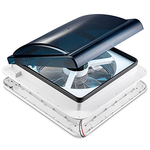 Hike Crew 14” RV Roof Vent Fan, 12V 6-Speed Motorhome Fan W/Intake ...