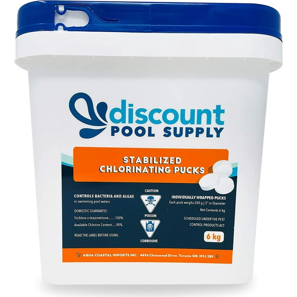 Premium Long Lasting 3" Stabilized Chlorine Pucks (6Kg) - Walmart.ca