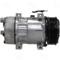 DENSO New A/C Compressor with Clutch, 471-0316, Serpentine Belt, Bolt ...