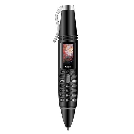 AK007 Pen Mini Cellphone Flashlight Bluetooth Dialer MP3 Mobile Phones ...
