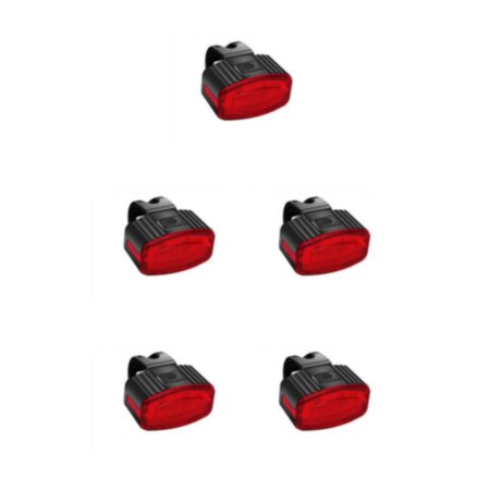 Goriertaly 1/2/3/5 Bike Rear Light Taillight Cycling LED Headlight USB Charging Waterproof ...