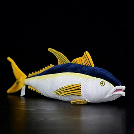 HTAIGUO 38CM Real Life Coelacanth Stuffed Toys Lifelike Sea Animals ...