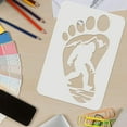 9PCS Bigfoot Stencil Sasquatch Stencil 2 Size Large Mountains Forest ...