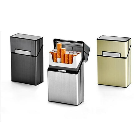 Cigarette Case Metal Cigarette Box With Magnetic Lock | Walmart Canada