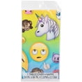 Walmart Plastic Emoji Tablecloth for Kids Birthday Party, Disposable ...