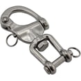 IULAVP Pair Jaw Swivel Snap Shackle 316 Stainless Steel for Sailboat ...