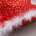 Costeam Christmas Decorative Cowboy Hat,Star-Accented Jazz-Style ...