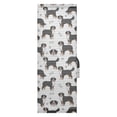 Bernese Mountain Dog Pattern Door Curtain Sheer Privacy Light Filtering ...