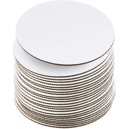 10 Inch White Cake Boards [24 Pack] Cake Rounds, Disposable Cake Board ...