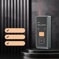 Handheld Laser Rangefinder 70M Digital Distance Meter with Front & Rear ...