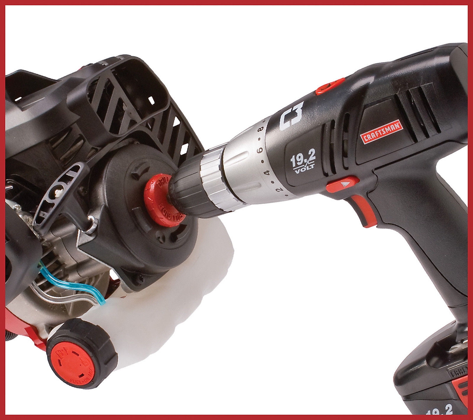 Craftsman Power Bit Start Forward Threaded Lock Mechanism Two-Sided ...