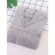 Fleece Robe Women's Plus Size Hooded Bath Robes,Grey,S-M Men/S-L Women ...