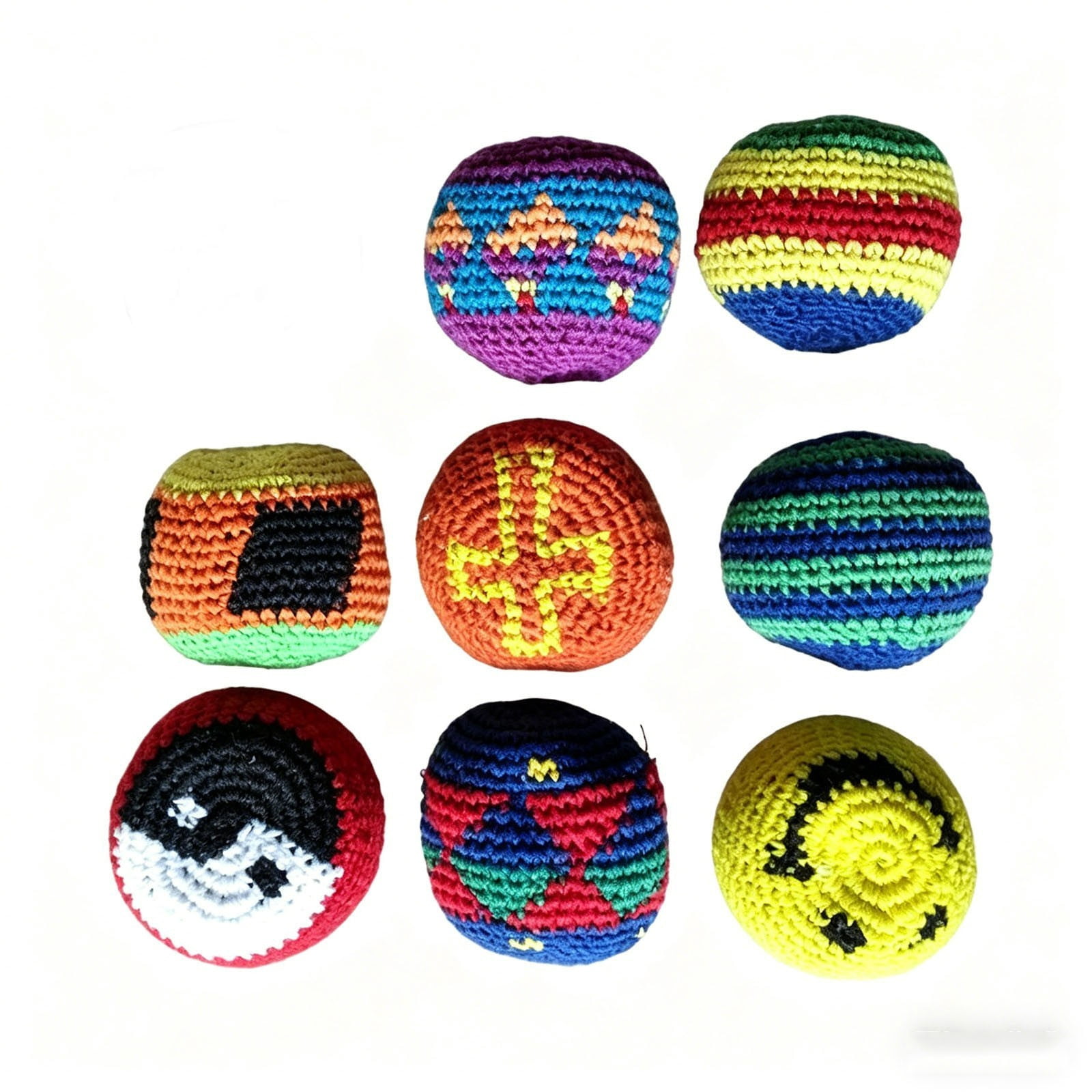 Handmade Woven Sandbags Beach Knitted Sports Sandbag Colorful for ...