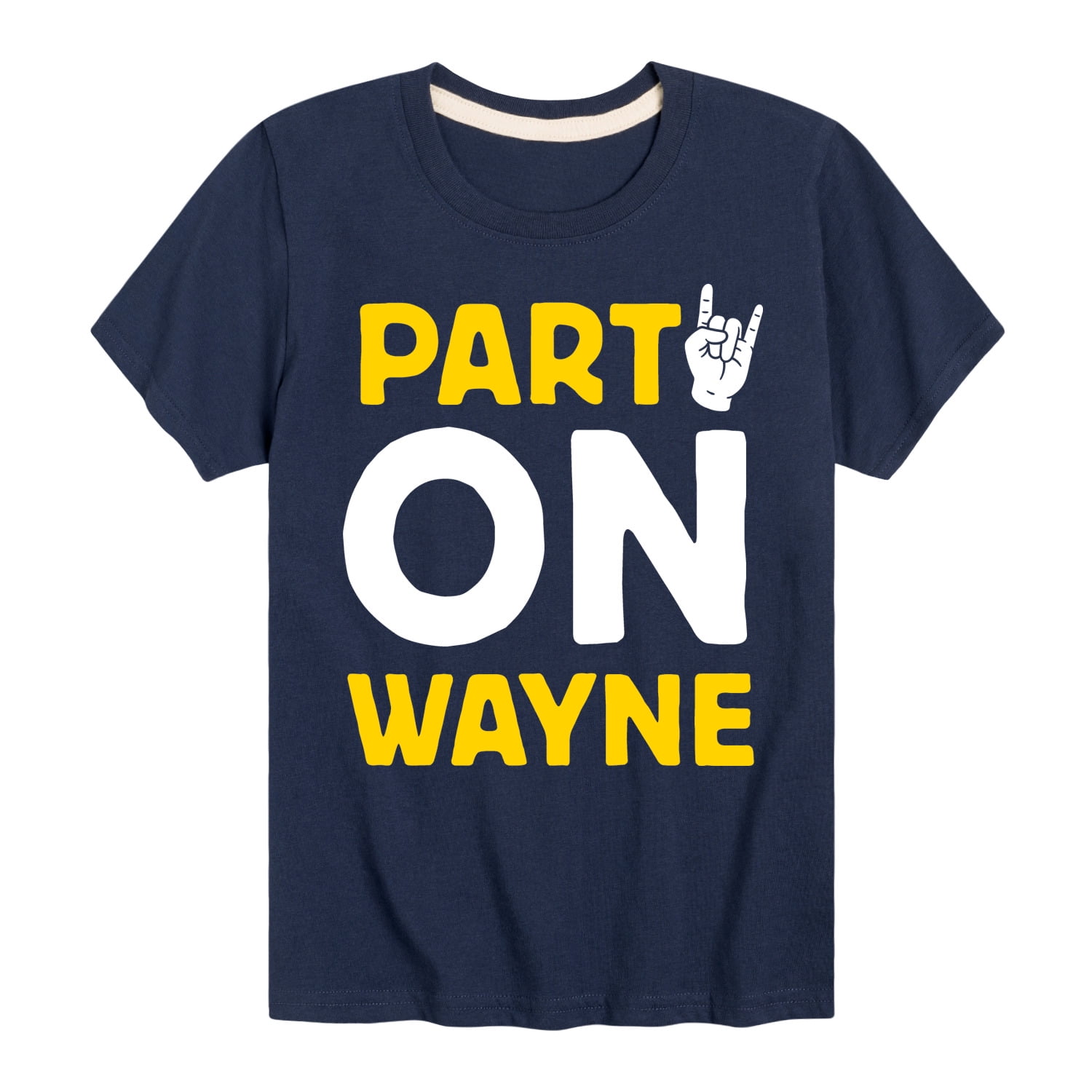 Instant Message - Party On Wayne - Toddler And Youth Short Sleeve Graphic T-Shirt - Walmart.com
