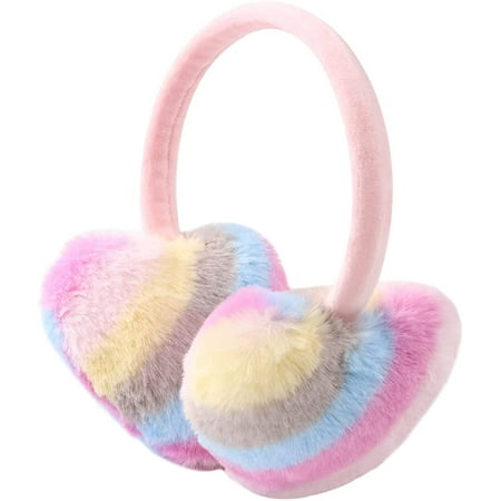 Toddler Kids Earmuffs Winter Girl Ear Muffs With fluffy Plush Warm Ear ...