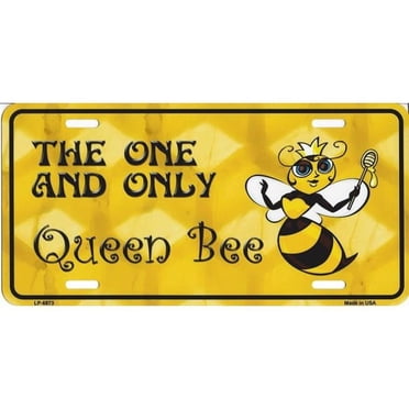 Queen Bee, Bumble Bee License Plate Tag Frame, Multiple Colors ...