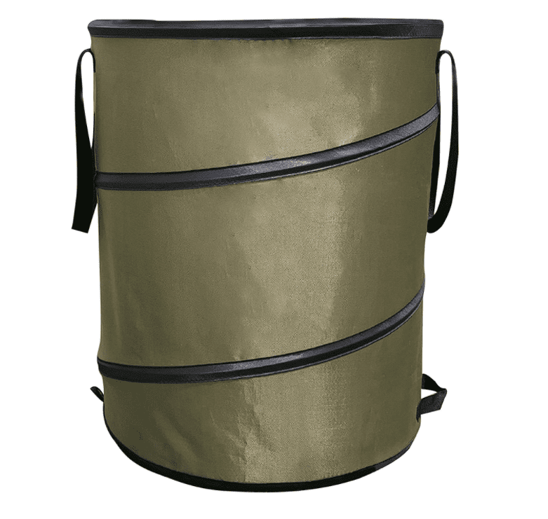 30 Gallon Outdoor Camping Portable Rubbish Bin With Handles Folding Pop ...