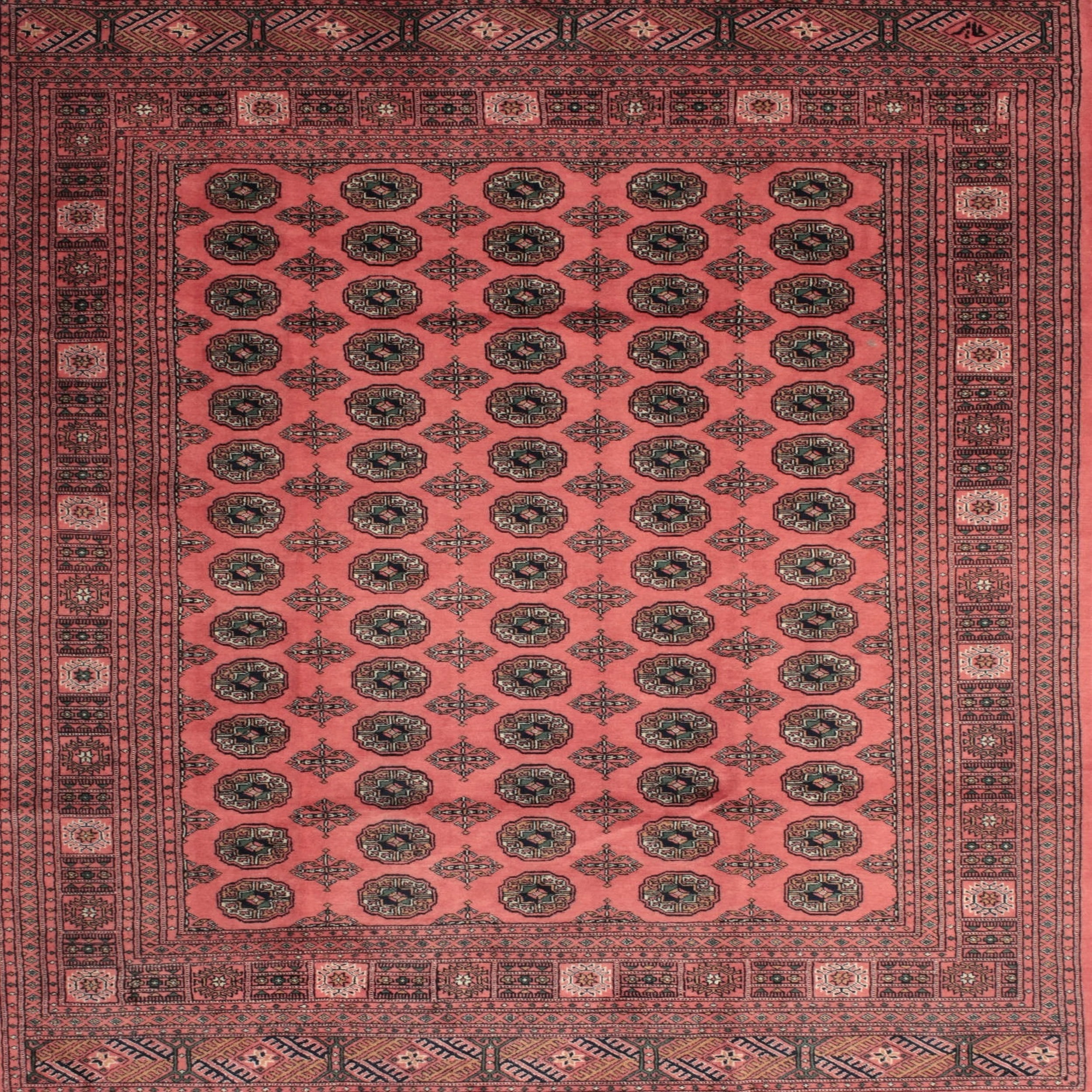 Ahgly Company Indoor Square Traditional Red Southwestern Area Rugs, 4 ...