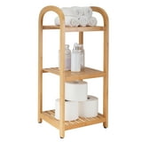 Organize It All 3 Tier Bamboo Tower Storage Shelf Unit - Walmart.com