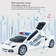 Temacd Electric Dancing Police Car Automatic Obstacle Avoidance ...