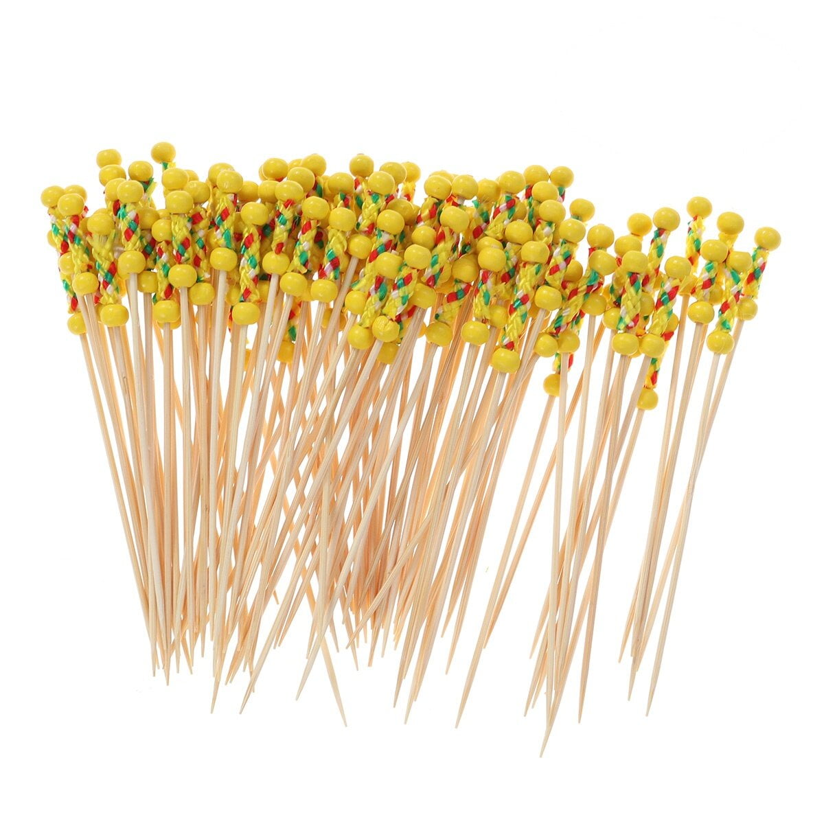 Food Picks Cocktail Fruit Appetizer Drink Picks Sticks Disposable Wood ...