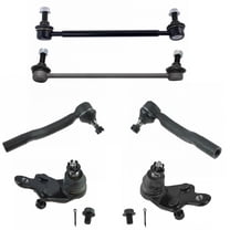 TRQ Front Inner Outer Tie Rod End Sway Bar Link Steering Suspension Kit ...