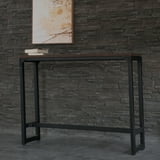 AC Pacific Logan Wood and Metal Console Table, Brown - Walmart.com