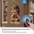 DEWENWILS Outdoor Wireless Remote Control Outlet Weatherproof Light ...