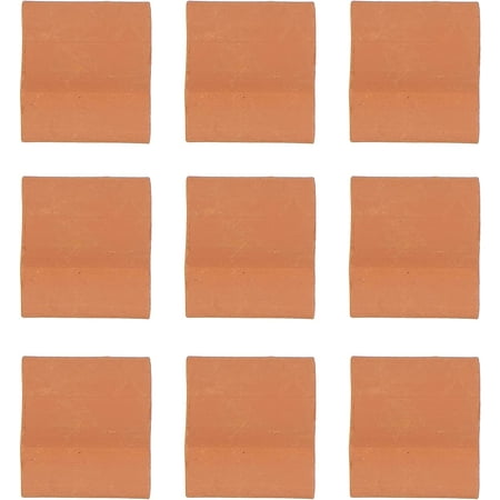 1 Set Mini Red Roof Tiles Miniature Tiles Figurine Model Building Set ...